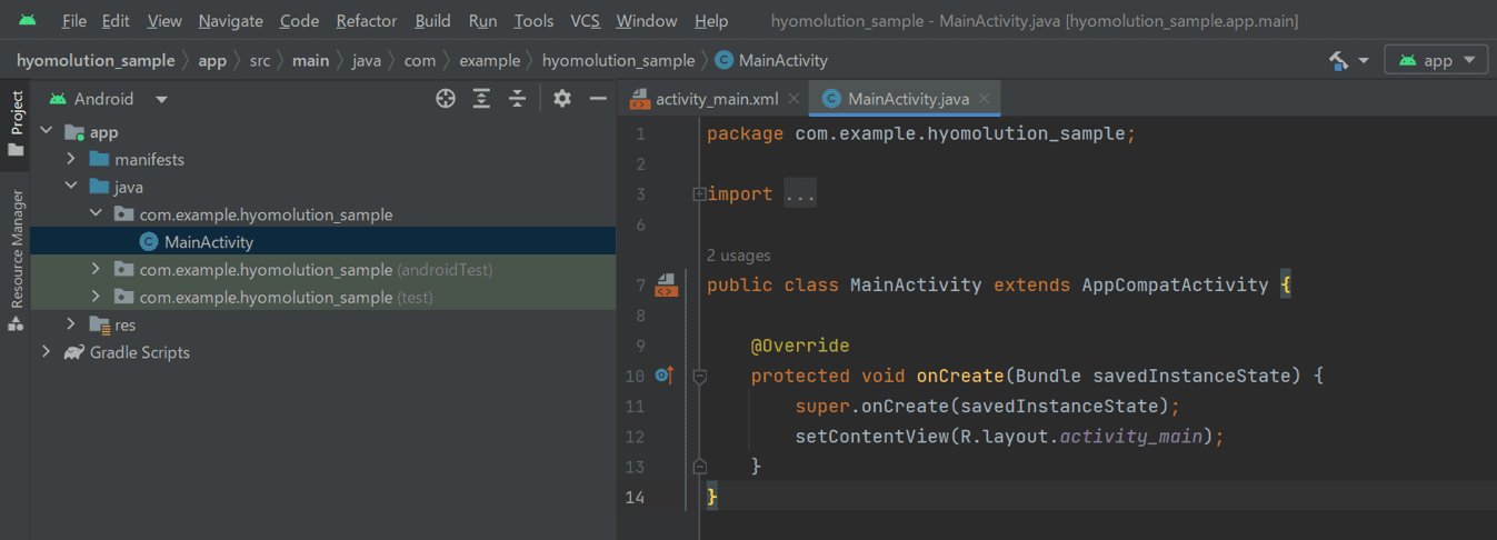 【Java】Android Studioでプロジェクトを作成する方法を解説 | hyomolution